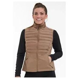 Funktionsweste Endurance "Beistyla" Gr. 40, braun (camelfarben) Damen Westen mit hochwertiger Primaloft-Isolation