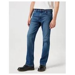 5-Pocket-Jeans Wrangler "HORIZON- 365COOL" Gr. 36, Länge 34, blau (23559725), Herren, Denim/Jeans, Obermaterial: 79% Baumwolle, 20% Polyester, 1% Elasthan, Jeans