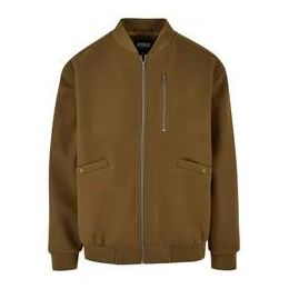 Bomberjacke Urban Classics "Urban Classics Herren Bomber Blouson" Gr. S, grün (summerolive) Herren Jacken