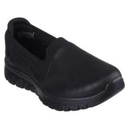 Slip-On Sneaker Skechers "GRACEFUL" Gr. 38, schwarz Damen Schuhe Slipper, Freizeitschuh, Halbschuh in veganer Verarbeitung