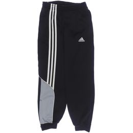 Adidas Herren Stoffhose, schwarz, Gr. 140