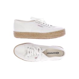 Superga Damen Sneakers, weiß, Gr. 41