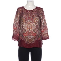 Massimo Dutti Damen Bluse, bordeaux, Gr. 40