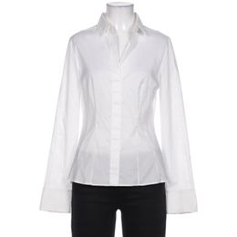 BOSS by Hugo BOSS Damen Bluse, weiß, Gr. 36