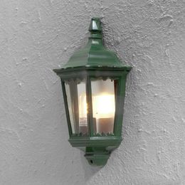 Firenze Outdoor Classic Lantern Flush Wandleuchte Grün, IP43 - Konstsmide