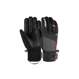 Reusch Fingerhandschuhe 'Luca R-TEX XT' Herren Gr&ouml;&szlig;e S grau / rot / schwarz
