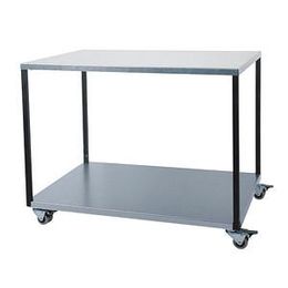 SZ Metall Tischwagen silber 100,0 x 60,0 x 60,0 cm