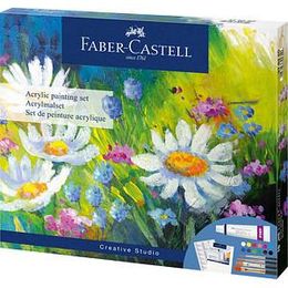 Faber-Castell Acryl Bastelfarben-Set farbsortiert