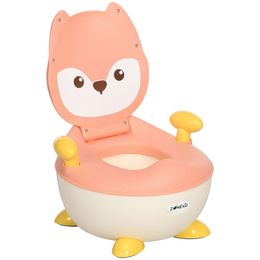 Kinder Töpfchen Kindertoilette im Fuchs-Design, Babytöpfchen mit Griff