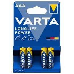 Mendler Varta Longlife Power Micro AAA Batterie 4903 LR03 (4er Blister)