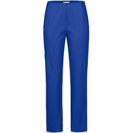 Stretch-Hose Stehmann "INA" Gr. 38, N-Gr, blau Damen Hosen in Knöchellänge