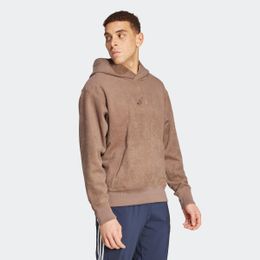 Kapuzensweatshirt adidas Sportswear "M A SZN L HD" Gr. M, braun (earth strata) Herren Sweatshirts