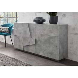 Sideboard Inosign "PING" Sideboards silberfarben (silber beton matt) Breite 140 cm