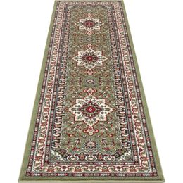 Teppich NOURISTAN "Parun Täbriz" Teppiche Gr. B: 120cm, 9mm, L: 170cm, grün Kurzflor, Orient, Läufer, Vintage, Esszimmer, Wohnzimmer, Flur