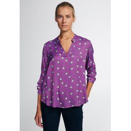 Longbluse Eterna "LOOSE FIT" Gr. 42, lila (violett) Damen Blusen