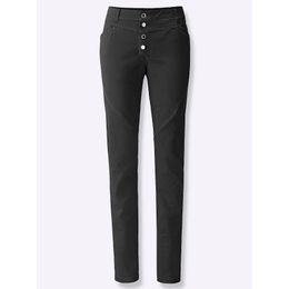 Bequeme Jeans Inspirationen Gr. 42, Normalgrößen, schwarz Damen Jeans