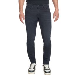 Bequeme Jeans Le Temps Des Cerises "700/11JO" Gr. 30, EURO-Größen, blau (blau, schwarz), Herren, 68% Baumwolle, 30% Polyester, 2% Elasthan, Jeans, mit Regular Fit-Schnitt