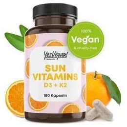 Vitamin D3 K2 Omega 3 + Calcium Magnesium und Zink - 180 Kapseln 5000 IE - Vitamin d hochdosiert 1x180 St