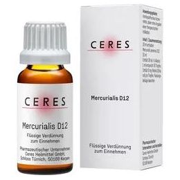 Ceres Mercurialis D 12 Dilution 20 ml