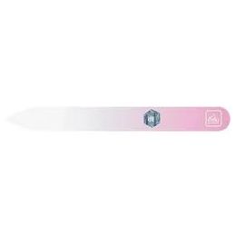 BECKER-MANICURE Glasfeile rosa 9 cm Köcher rosa 1 St