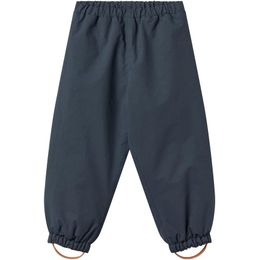 Skihose Wheat "Ski Pants Jay Tech" Gr. 104, N-Gr, blau (dunkelblau) Jungen Hosen wasserdicht, atmungsaktiv und leicht wattiert