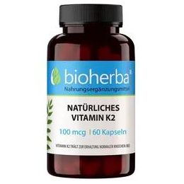 bioherba Natürliches Vitamin K2 100 mcg 60 St