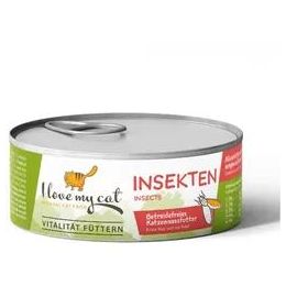 I love my cat Katzenfutter Nass mit Insekten 100 g 100 g