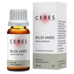 Ceres Wilde Karde Dipsacus Fullonum Extrakt 20 ml