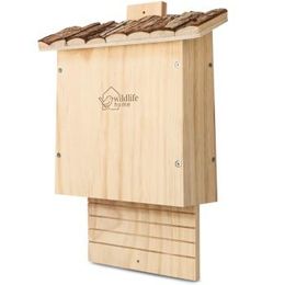 WILDLIFE HOME Fledermauskasten mit Rindendach