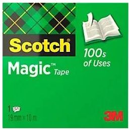 Scotch Klebeband Magic 810 Transparent 19 mm (B) x 10 m (L) Zellulose-Acetat