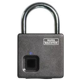 Burg Wächter Bügelschloss BURG WÄCHTER "Scan & Lock 610 53 SB", schwarz, B:4cm L:6,3cm, Zink-Druckguss, Sicherheitsschlösser, Biometrisches Vorhängeschloss