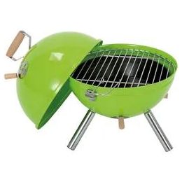 Holzkohlegrill Tepro "Mini-Kugelgrill Crystal" Grills Gr. B/H/T: 32cm x 45cm x 32cm, grün (apfelgrün) ØxH: 32x45 cm