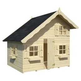 Spielhaus Palmako "Tom 3,8 m2" Spielhäuser beige (natur) Kinder mit Vorgefertigte Wandelemente