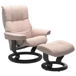 Relaxsessel stressless "Mayfair" Sessel Gr. ROHLEDER Stoff Q2 FARON, Classic Base Schwarz, Relaxfunktion-Drehfunktion-PlusTMSystem-Gleitsystem, B/H/T: 88cm x 102cm x 77cm, pink (light q2 faron) mit Classic Base, Größe S, M & L, Gestell Schwarz