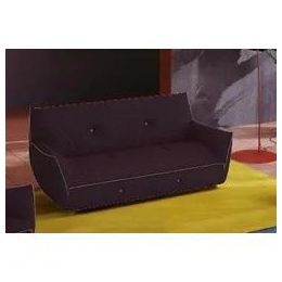 2,5-Sitzer Egoitaliano "Yuki, extravagantes Design und höchster Sitzkomfort, tolle Details", rot (rubino, grau), B:200cm H:85cm T:90cm, Microfaser BOUNCE (80% Polyamid, 20% Elastan), Sofas, Solitärmöbel, mit bioelasatische MIcrofaser BOUNCE bezogen