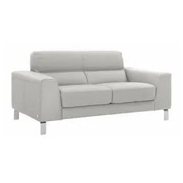 2,5-Sitzer Calia italia "Simon, hoher Sitzkomfort, modern und elegant, italienisches Designsofa" Sofas Gr. B/H/T: 202 cm x 81 cm x 94 cm, Leder SORRENTO, braun (tortora) in zwei Lederqualitäten