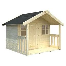 Spielhaus Palmako "Felix 1,9 m2" Spielhäuser beige (natur) Kinder mit Terrasse