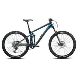 Mountainbike GHOST "Riot Trail AL" Fahrräder Gr. 42cm, 27,5 Zoll (69,85cm), blau (schwarz) für Damen und Herren, Kettenschaltung