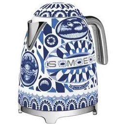 Smeg Wasserkocher "KLF03DGBEU" Dolce & Gabbana Blue Mediterraneo blau (blau mediterraneo)