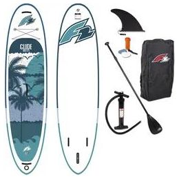 F 2 SUP-Board F2 "Glide Move" Wassersportboards Gr. 10,5 329cm, blau (petrol)