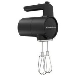 KitchenAid Handmixer "5KHMR700BM", schwarz (matt schwarz), B:9,5cm H:17,02cm T:30,45cm, Mixer