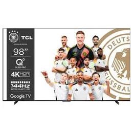 G (A bis G) TCL QLED-Fernseher "98C61BX7" Fernseher schwarz (titanium anthrazit)