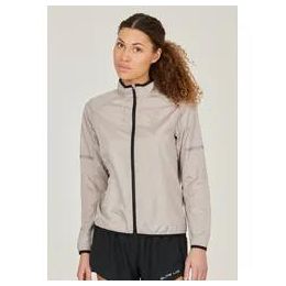 Laufjacke ELITE LAB "Jago", Damen, Gr. 42, beige, 100% Polyester, unifarben, sportlich, normal, hoch geschlossener Ausschnitt, Jacken, mit hochwertigem YKK-Reißverschluss