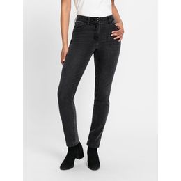 5-Pocket-Jeans Inspirationen Gr. 25, Kurzgrößen, schwarz (black, denim) Damen Jeans