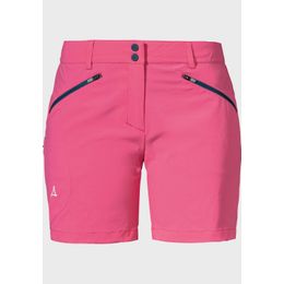 Schöffel Bermudas SCHÖFFEL "Shorts Hestad L" Gr. 46, Normalgrößen, pink (3155 - pink) Damen Hosen