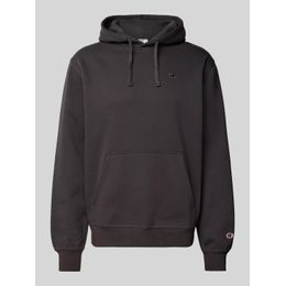 Champion Hoodie mit Label-Stitching