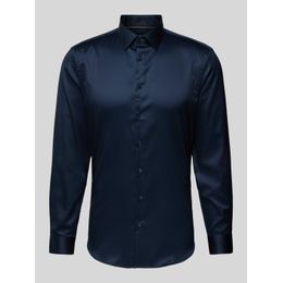 Jake*s Slim Fit Businesshemd aus Satin