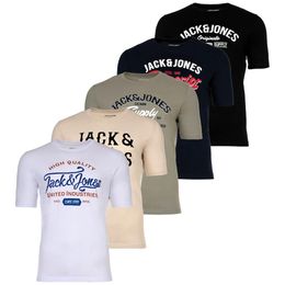Jack & Jones JACK & JONES T-Shirt Herren Gr&ouml;&szlig;e XXXL beige / blau / oliv / rot / schwarz / wei&szlig;