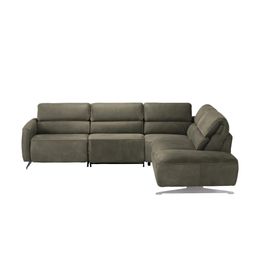 Musterring Ecksofa MR260 ¦ grün ¦ Maße (cm): B: 281 H: 82 T: 248