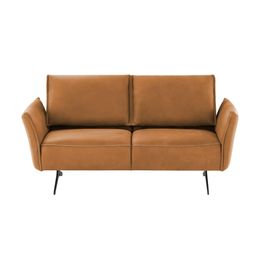 Koinor Ledersofa Vineto ¦ gelb ¦ Maße (cm): B: 176 H: 110 T: 88